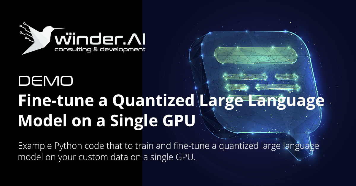 Fine-Tune a Quantized Large Language Model on a Single GPU (Falcon-7B)