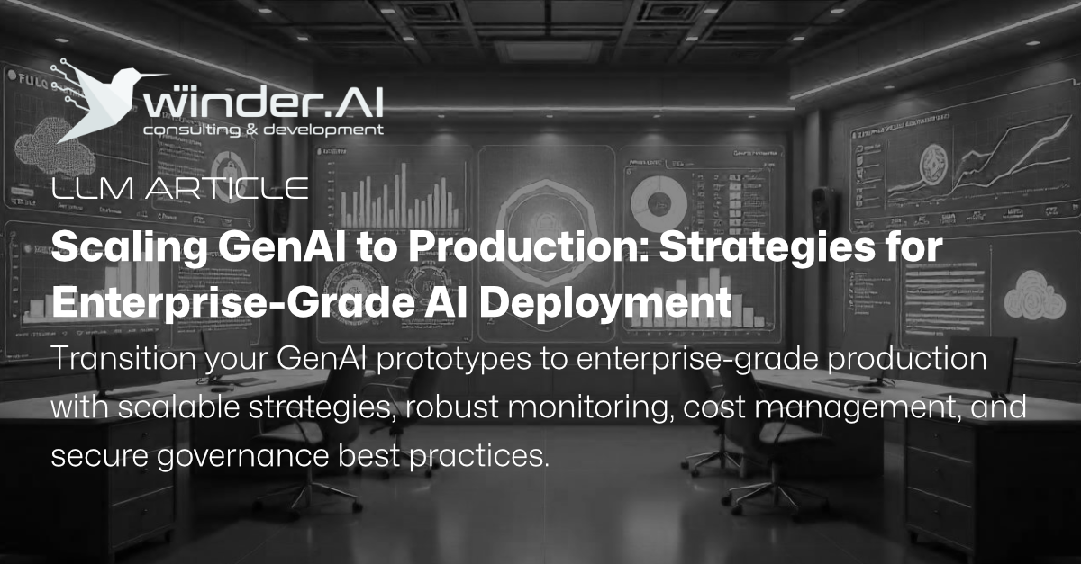 Scaling GenAI to Production: Strategies for Enterprise-Grade AI Deployment